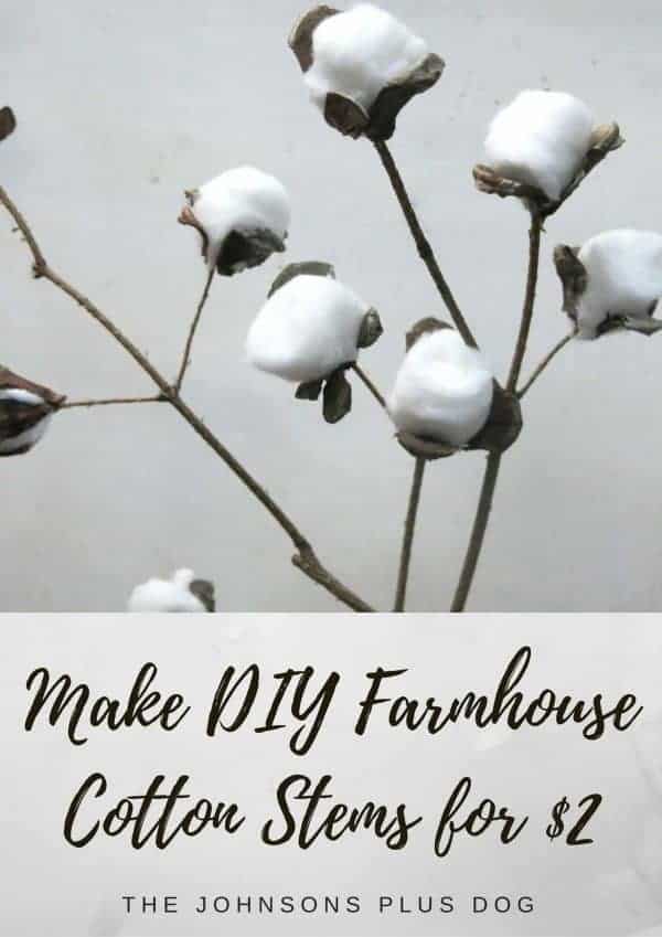 How to Make DIY Cotton Stems for Just $2 - Making Manzanita How to Make DIY Cotton Stems for Just $2 - Making Manzanita
