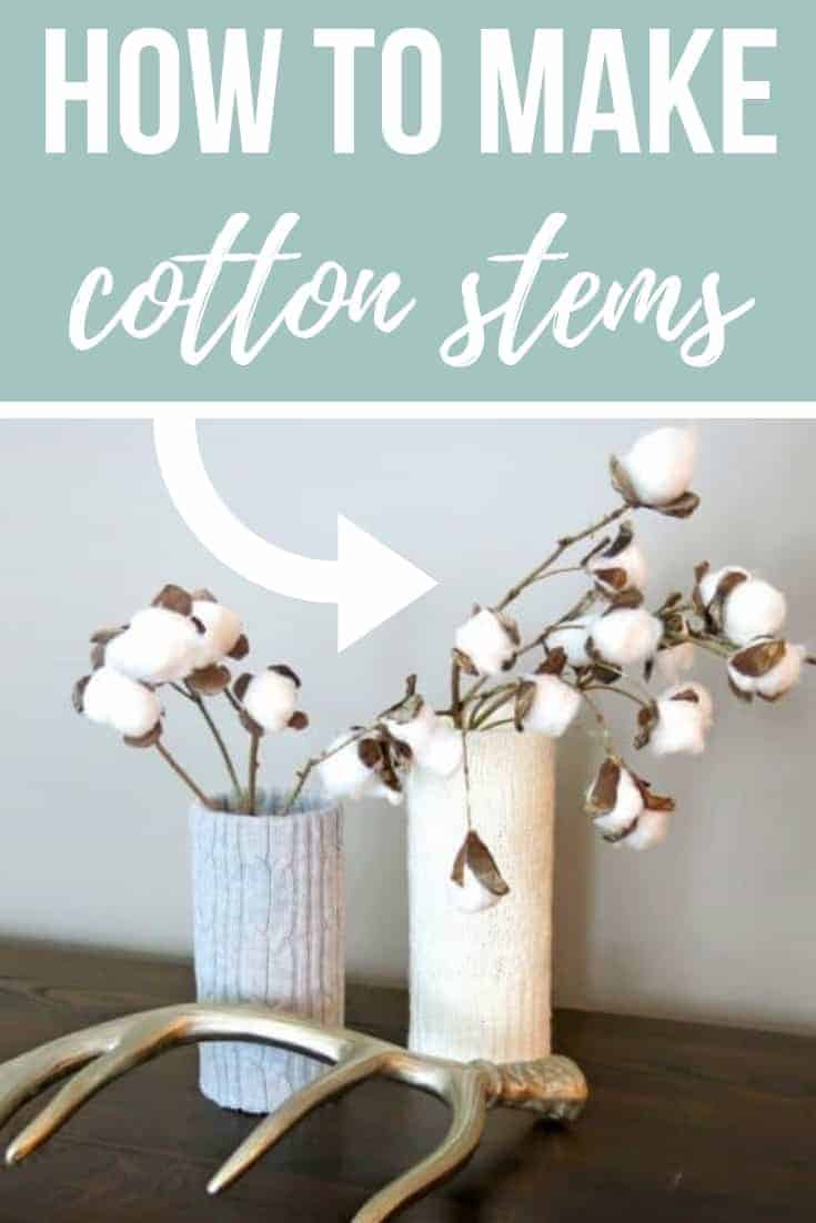 How to Make DIY Cotton Stems for Just $2 - Making Manzanita How to Make DIY Cotton Stems for Just $2 - Making Manzanita