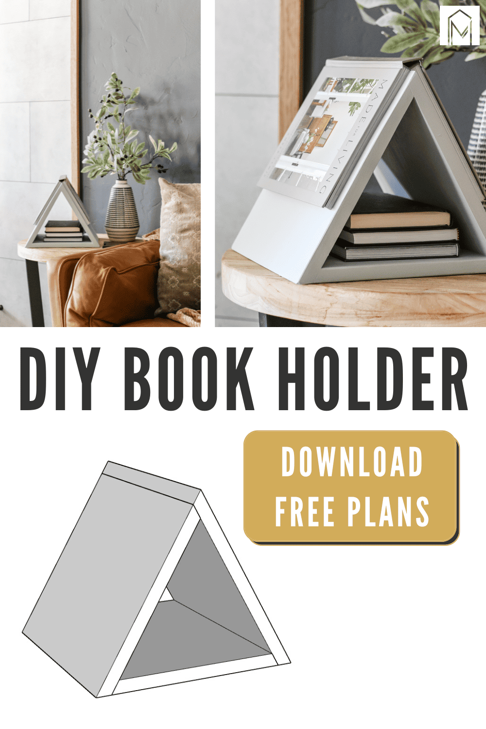 DIY Book Holder with Free Woodworking Plans - Making Manzanita DIY Book Holder with Free Woodworking Plans - Making Manzanita